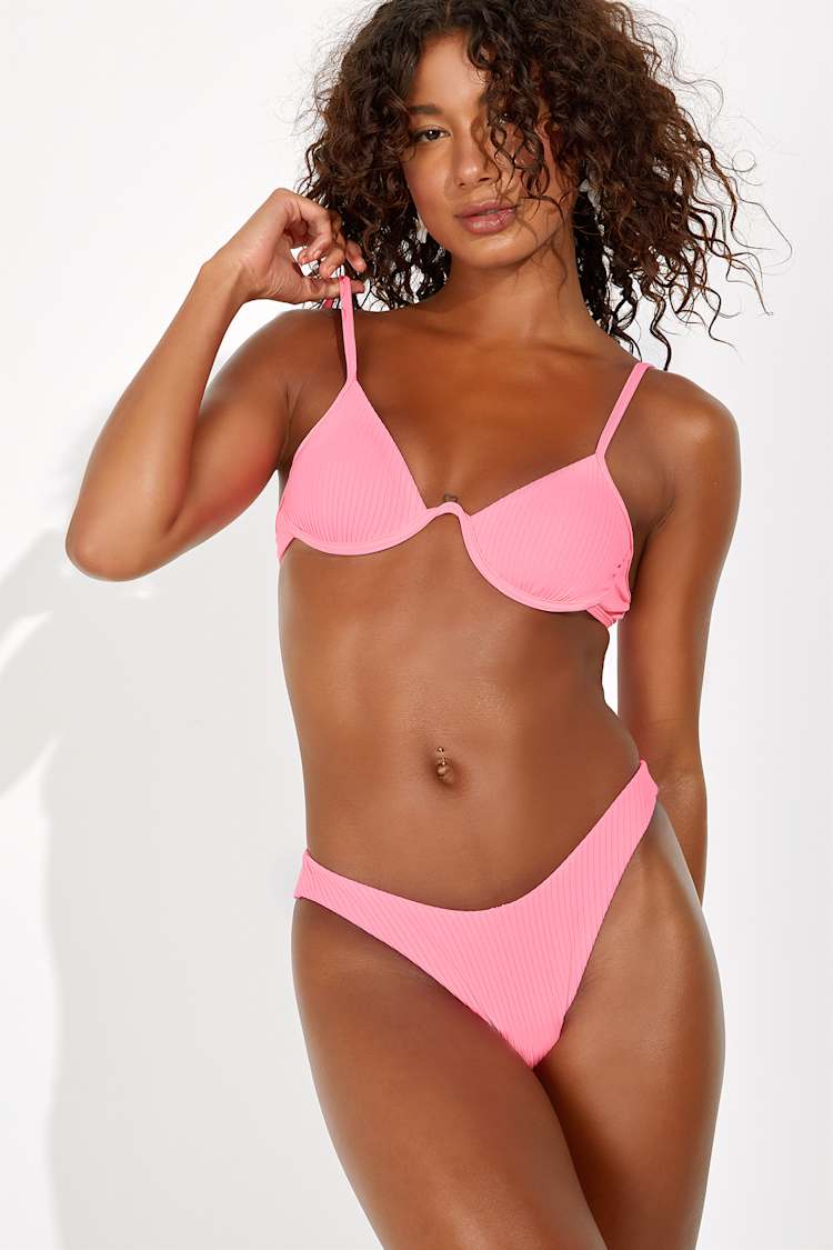 High Leg Cut Swimwear Bottoms