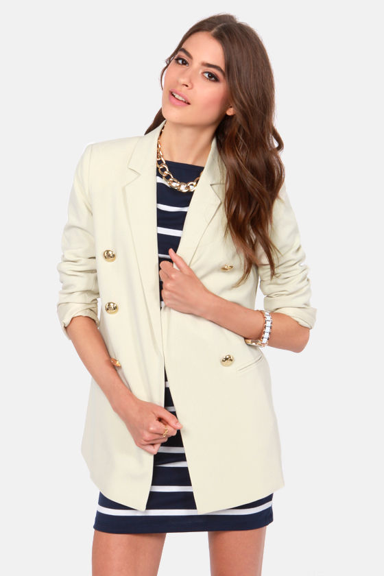 Blaque Label Blazer - Cream Blazer - Cream Jacket - $125.00 - Lulus