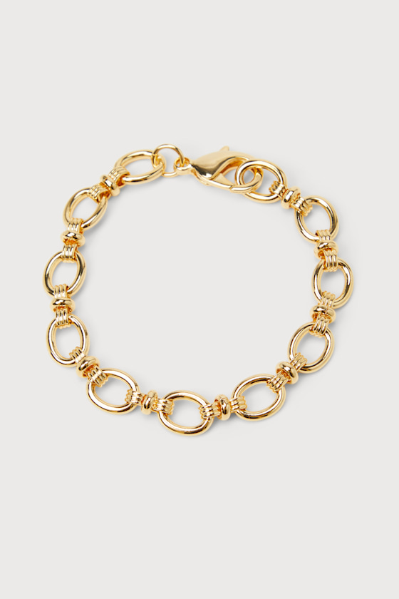 Gold Chain Bracelet - Simple Gold Bracelet - Elegant Bracelet - Lulus
