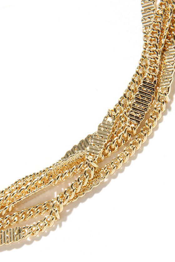 Pretty Gold Bracelet - Gold Chain - $14.00