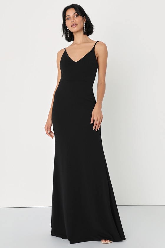 Sexy Black Maxi Dress Mermaid Maxi Dress Bodycon Maxi Lulus