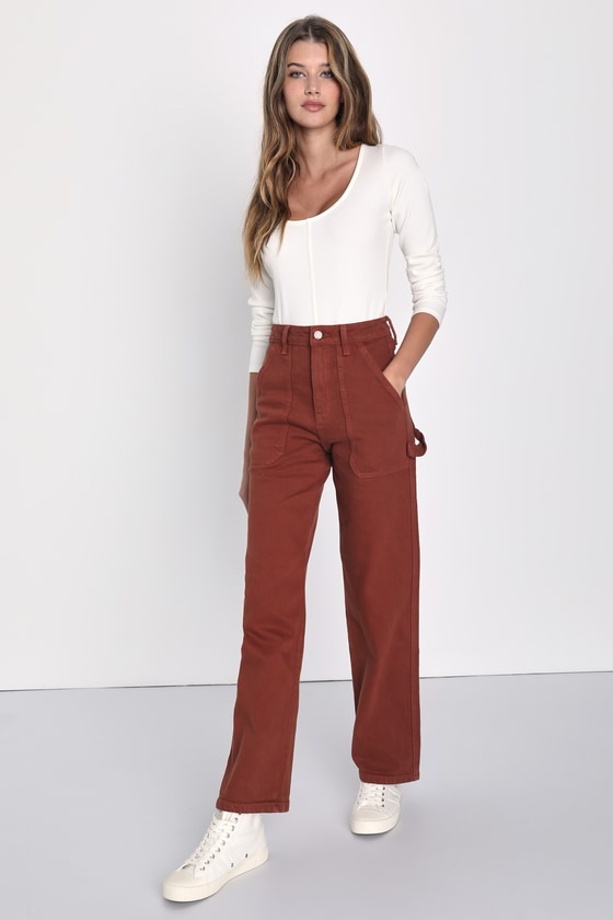 JBD Rust Carpenter - Cargo Jeans - Utility Jeans - Work Jeans - Lulus
