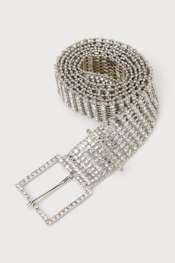 Chic Silver Rhinestone Belt - Rhinestone Belt - Silver Belt - Lulus