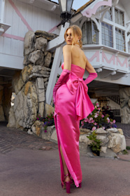 Hot Pink Satin Dress Hot Pink Maxi Dress Bow Maxi Dress Lulus Hot Pink Satin Dress Hot Pink Maxi Dress Bow Maxi Dress Lulus
