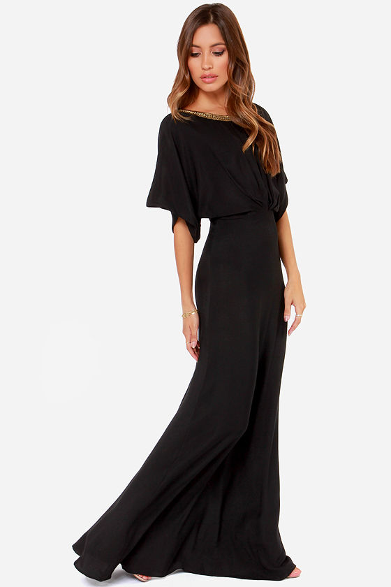 Gorgeous Black Dress - Maxi Dress - LBD - Open Back Dress - $75.00 - Lulus