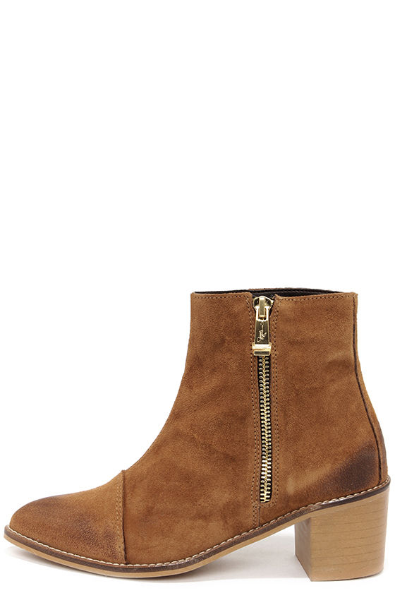 Cute Tan Boots - Ankle Boots - Booties - $119.00 - Lulus