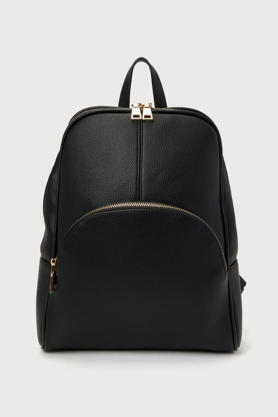 Black Pebbled Backpack - Mini Backpack - Small Black Backpack - Lulus