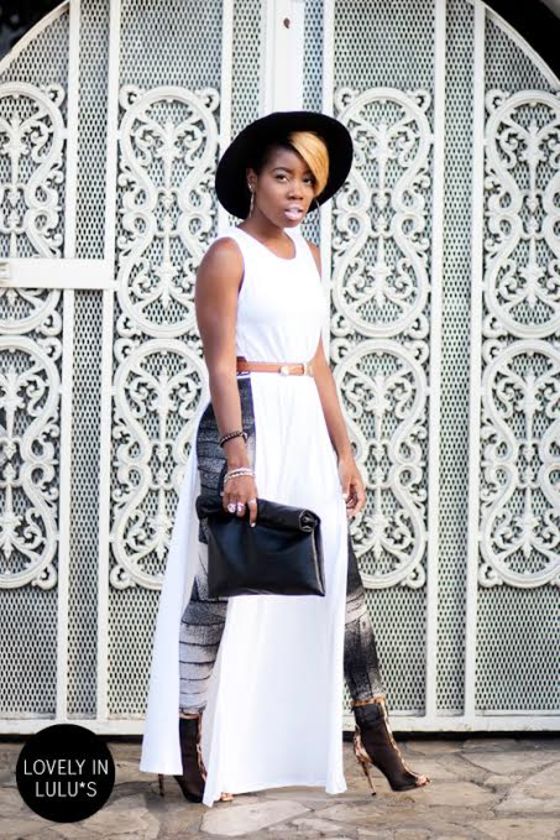 Cute White Top - Maxi Top - Sleeveless Top - $38.00