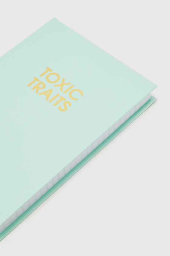 Chez Gagne Toxic Traits - Mint Green Journal - Hardcover Notebook - Lulus