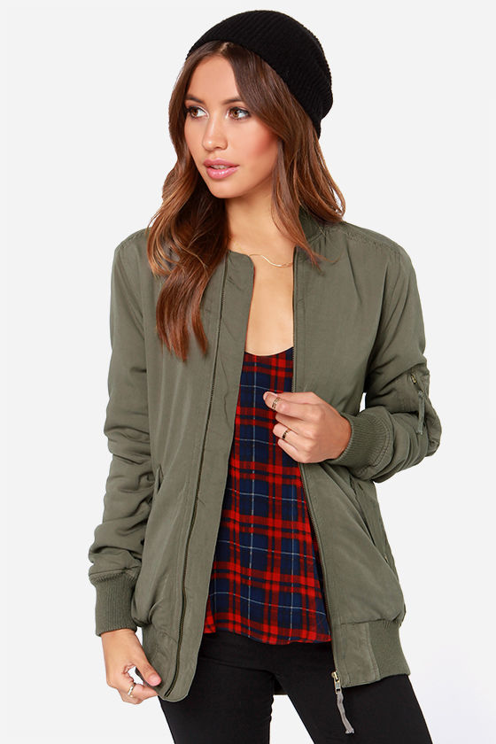 Obey Runaway Jacket - Green Jacket - Army Jacket - $149.0 - Lulus