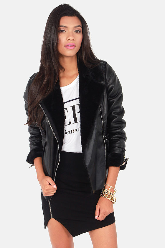 Blank NYC Night Rider Jacket - Black Jacket - Bomber Jacket - $148.00 ...
