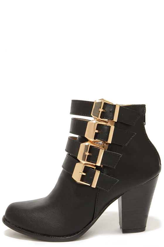 Cute Black Booties - High Heel Booties - $47.00 - Lulus