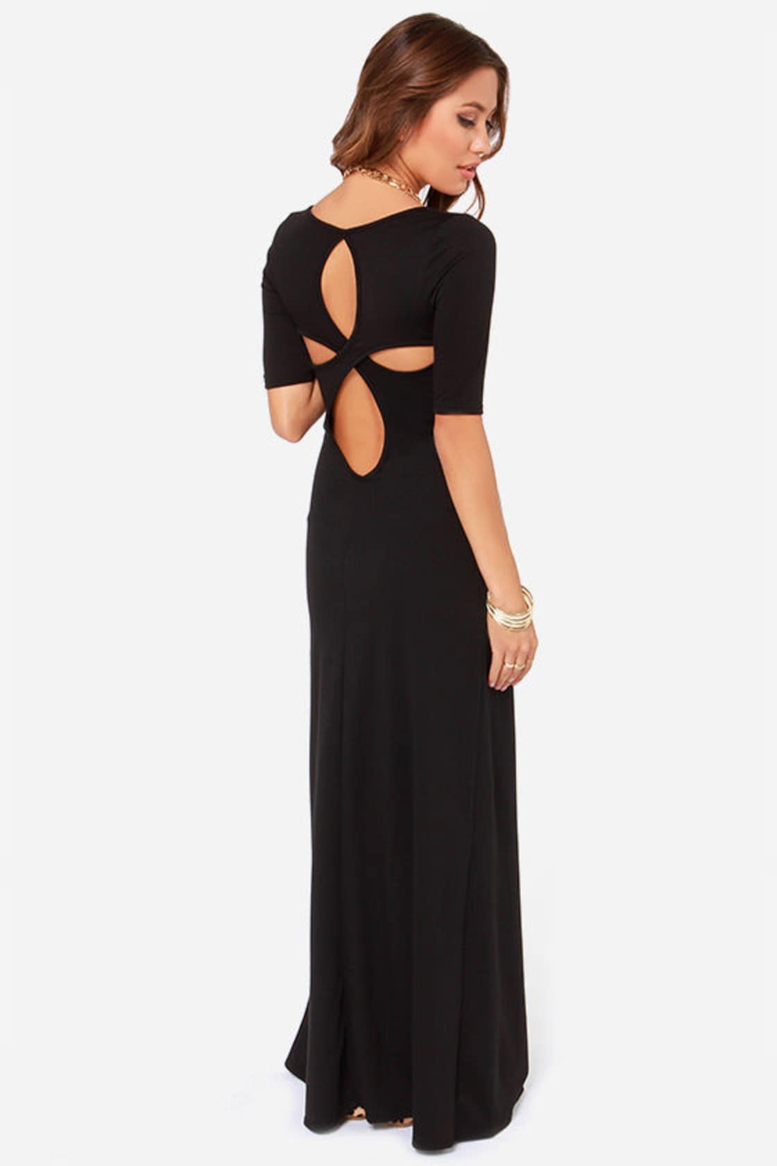 Maxi Dress - Black Dress - Cutout Dress - $40.00 - Lulus