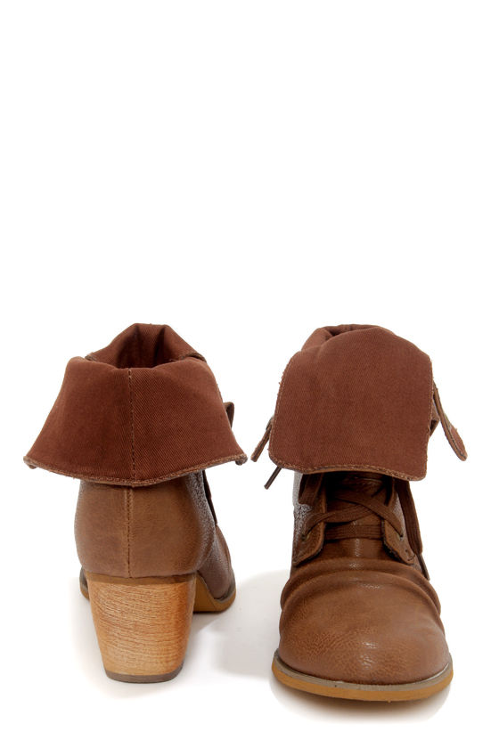Cute Brown Booties - Ankle Boots - Lace-Up Booties - $73.00 - Lulus