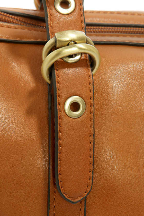 Cute Tan Handbag - Barrel Bag - Tan Purse - Duffel Bag - $49.00