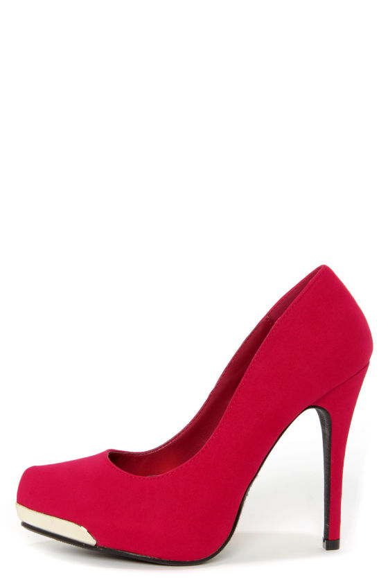Sexy Red Heels - Red Pumps - Party Pumps - Platform Pumps - $30.00 - Lulus