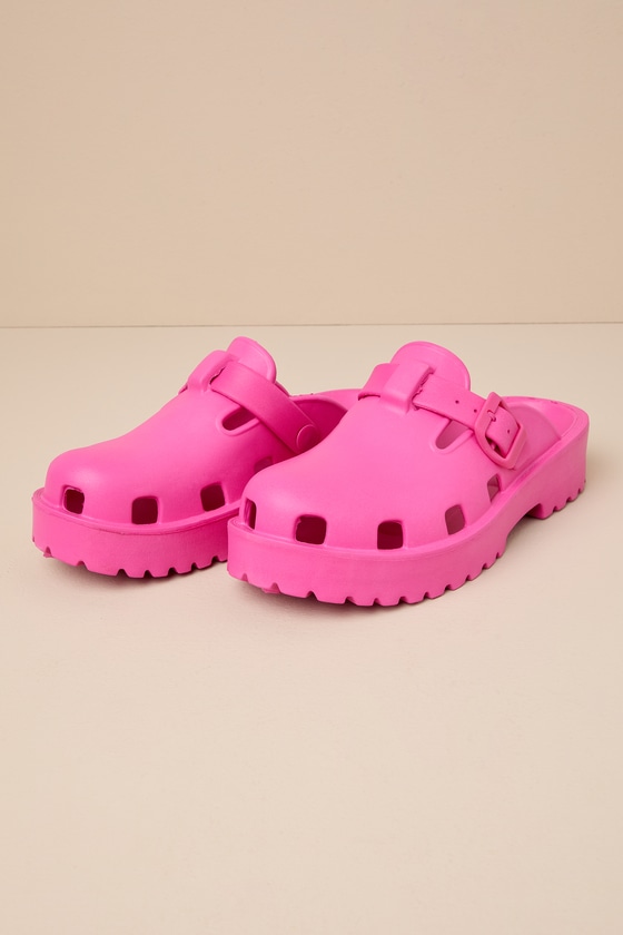 Free People Karlie Watermelon - Slip-On Clogs - Foam Clogs - Lulus