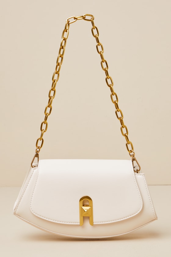 Ivory Crossbody Bag - Chain Strap Bag - Chain Bag - Crossbody - Lulus