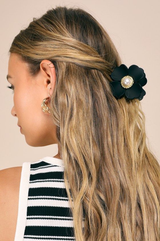 Black and Brown Hair Clips - Flower Hair Clips - Hair Clip Sets - Lulus