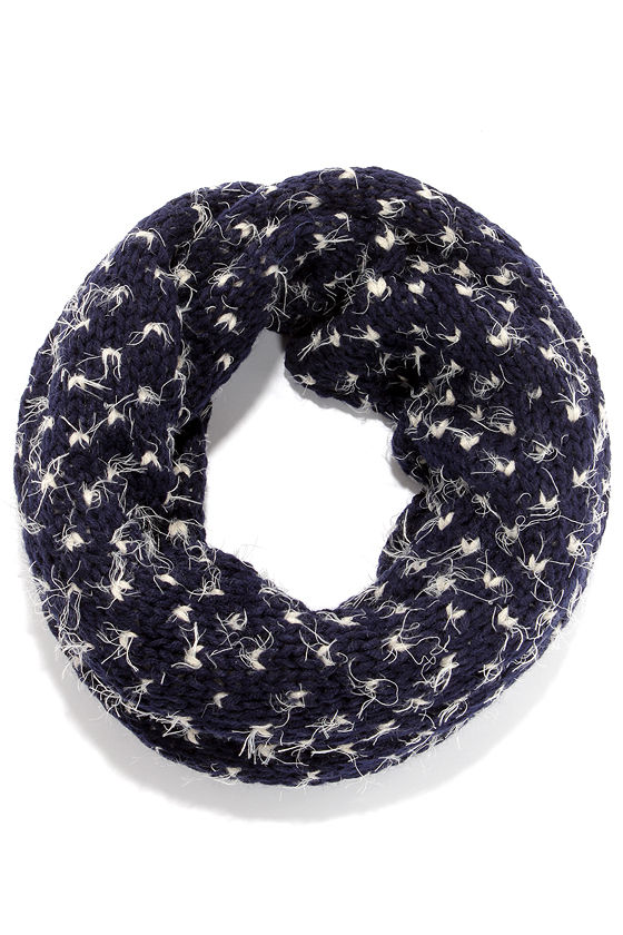 Cute Navy Blue Scarf - Infinity Scarf - $20.00 - Lulus