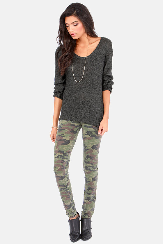 Awesome Dark Grey Sweater - Knit Sweater - $63.00 - Lulus
