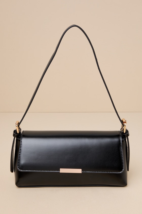 Black Shoulder Bag - Small Black Purse - Women's Black Bag - Lulus