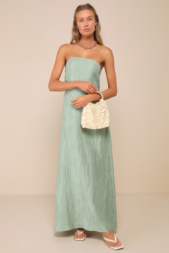 Green Strapless Dresses for Women - Lulus