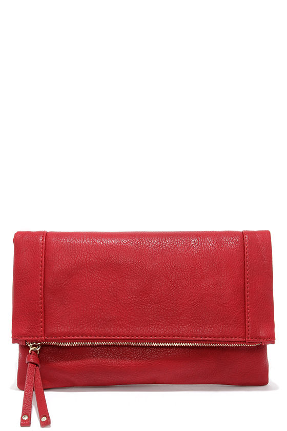 Cute Red Clutch - Red Purse - Folding Clutch - Vegan Purse - $47.00 - Lulus