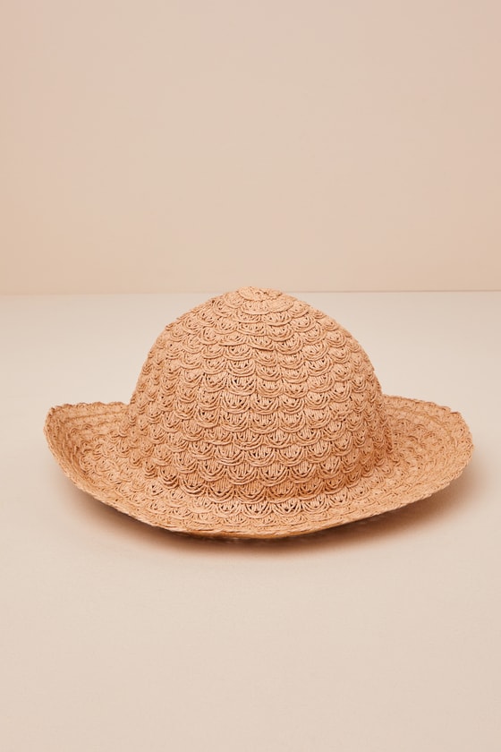 Tan Woven Hat - Bucket Hat - Woven Raffia Hat - Sun Hat - Hat - Lulus
