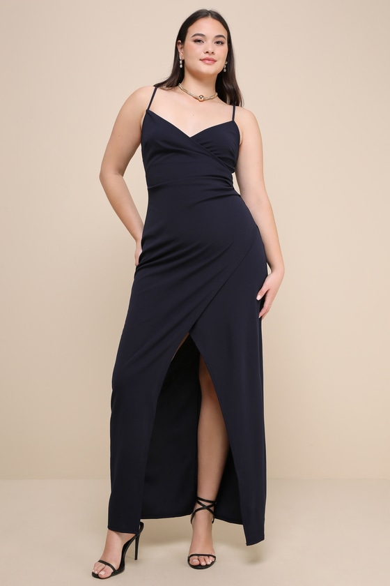 Navy Blue Maxi Dress - Sleeveless Maxi Dress - Sexy Maxi Dress - Lulus