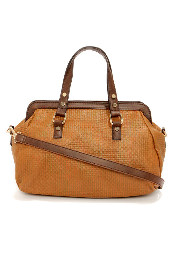 Cute Tan Handbag - Basket-Weave Bag - Vegan Handbag - $45.00 - Lulus