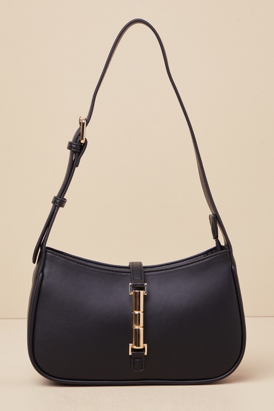 Black Shoulder Bag - Black Handbag - Black Purse - Black Bag - Lulus