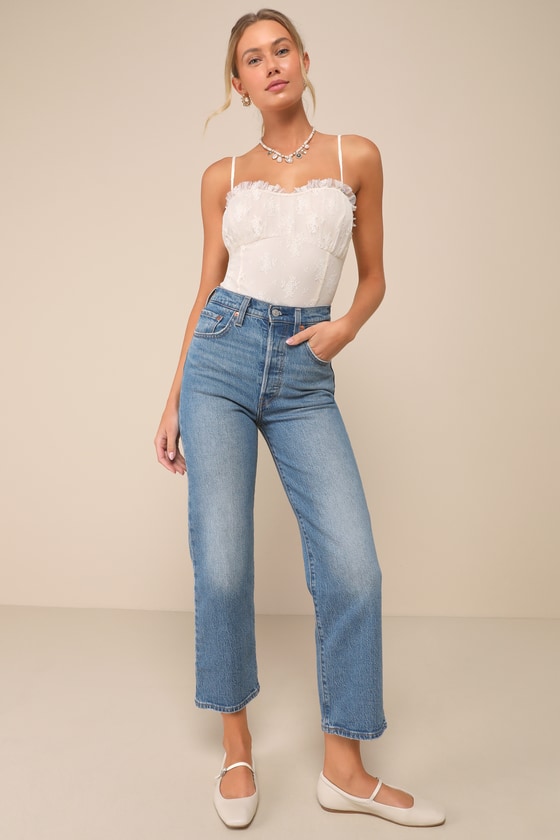 Ivory Lace Bodysuit - Sleeveless Bodysuit - Lace Top - Sexy Top - Lulus