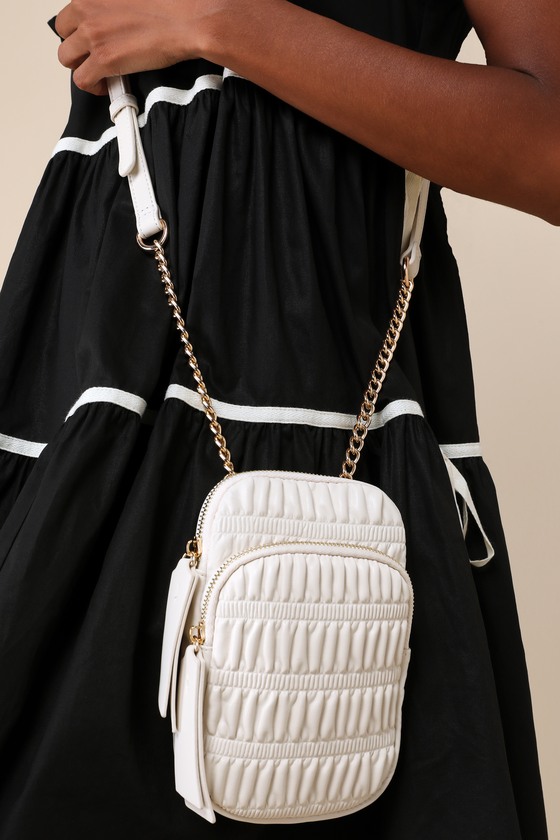 Moda Luxe Chantal - Ivory Crossbody Bag - Vegan Leather Mini Bag - Lulus