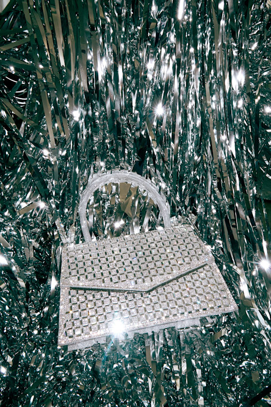 Silver Rhinestone Bag - Rhinestone Handbag - Sparkly Handbag - Lulus