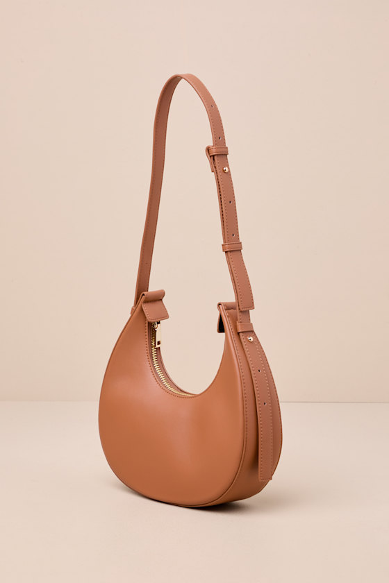 Brown Crescent Bag - Brown Shoulder Bag - Brown Purse - Purse - Lulus