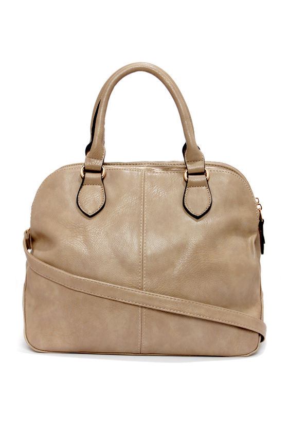 Cute Taupe Handbag - Vegan Handbag - Vegan Purse - $39.00 - Lulus