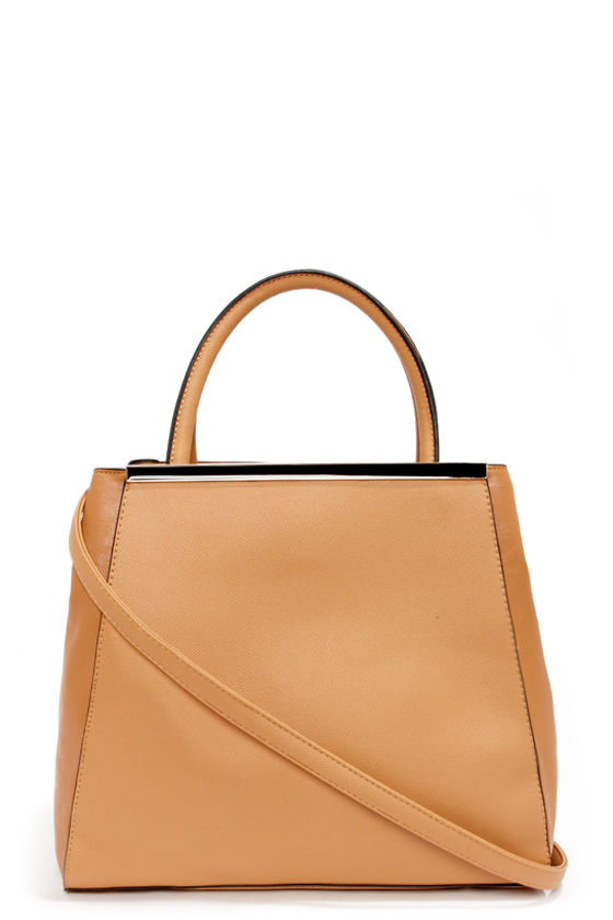 Cute Tan Tote - Tan Purse - Tan Handbag - $35.00 - Lulus