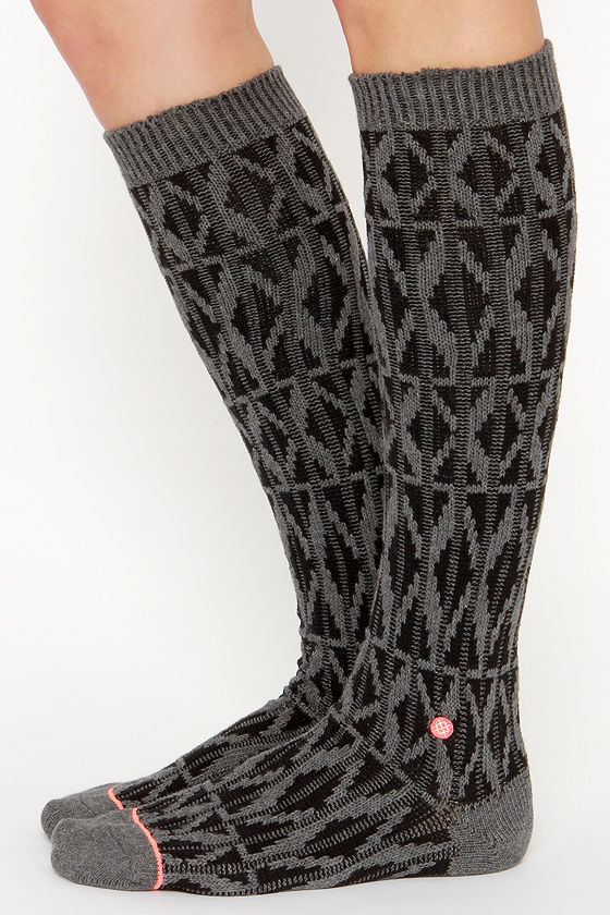 Stance Ariana Socks - Black And Grey Socks - Socks - $18.00 - Lulus