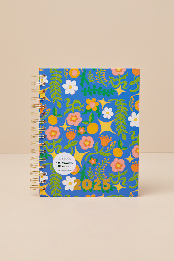 ban.do Medium Planner - Blue Annual Planner - Hard Cover Planner - Lulus