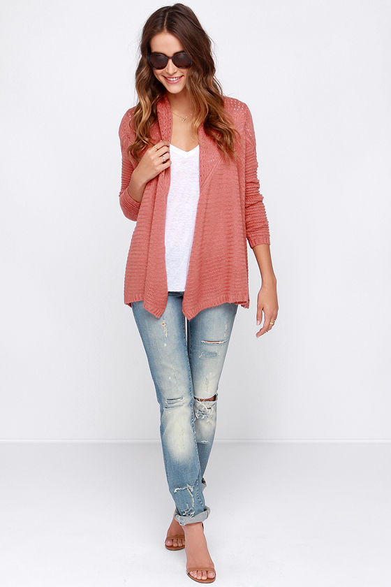 O'Neill Needles Sweater - Cozy Sweater - Brick Red Sweater - $69.50 - Lulus