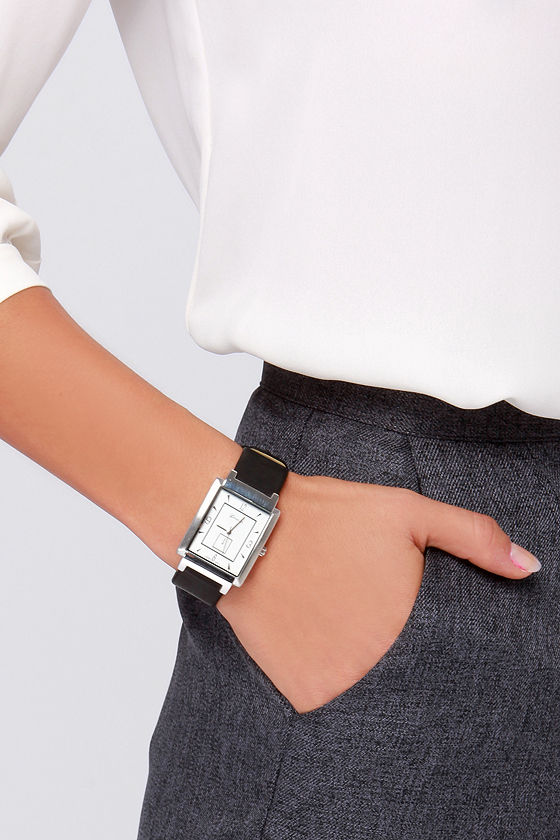 Cool Silver Watch - Square Face Watch - Women's Watch - $18.00 - Lulus