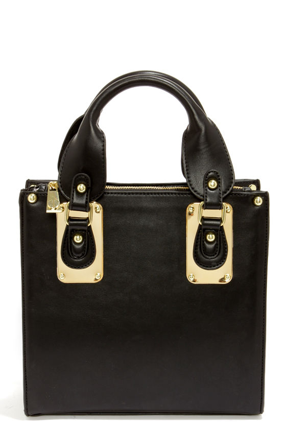 Classy Black Satchel - Black Purse - Vegan Leather Purse - $78.00 - Lulus