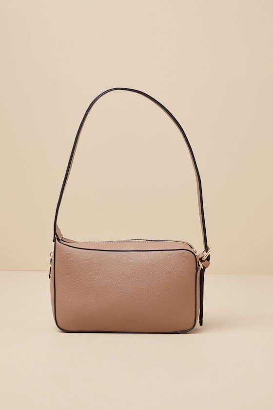 Light Brown Shoulder Bag - Vegan Leather Bag - Shoulder Bag - Lulus