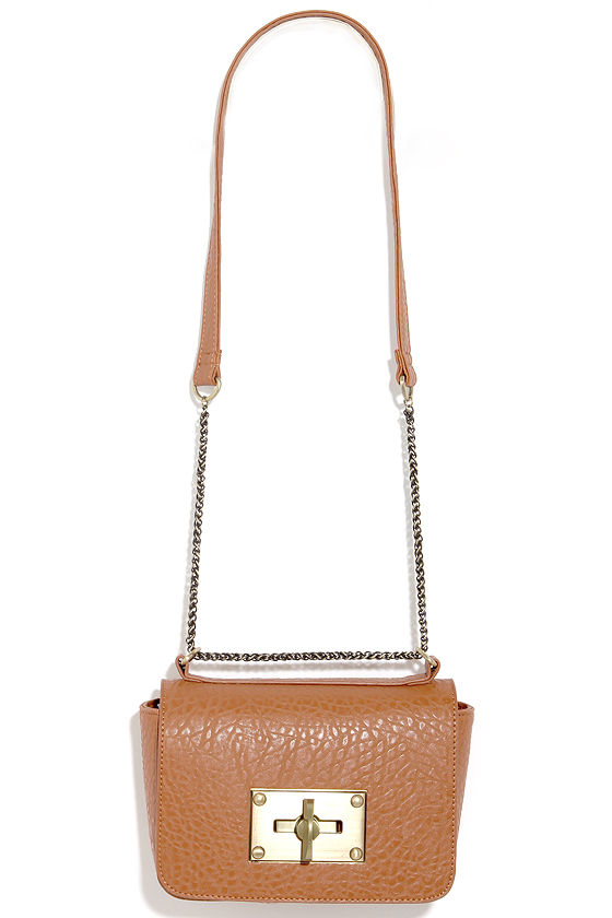 Cute Tan Purse - Vegan Leather Purse - Chain Strap Purse - $38.00 - Lulus