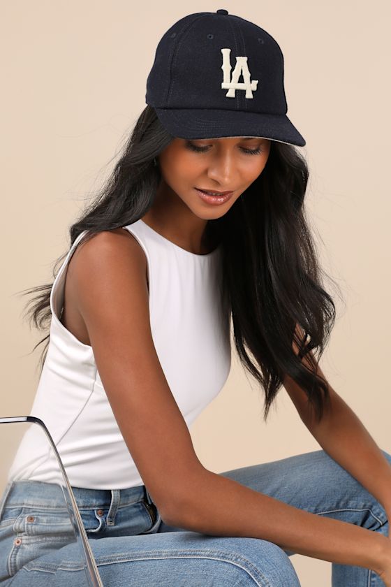 American Needle LA Angels Cap - Navy Dad Cap - Navy Baseball Cap - Lulus