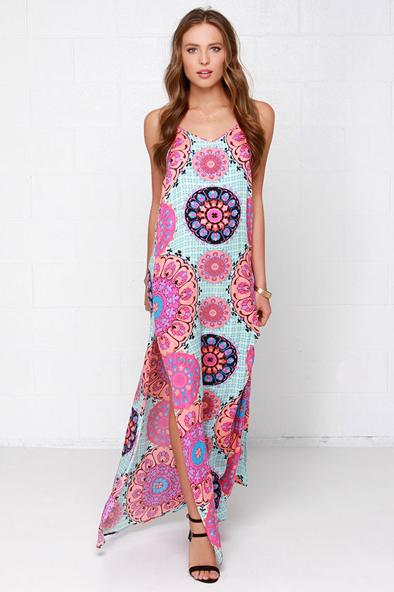 Mink Pink Mandala Dreams Dress - Print Dress - Maxi Dress - $79.00 - Lulus