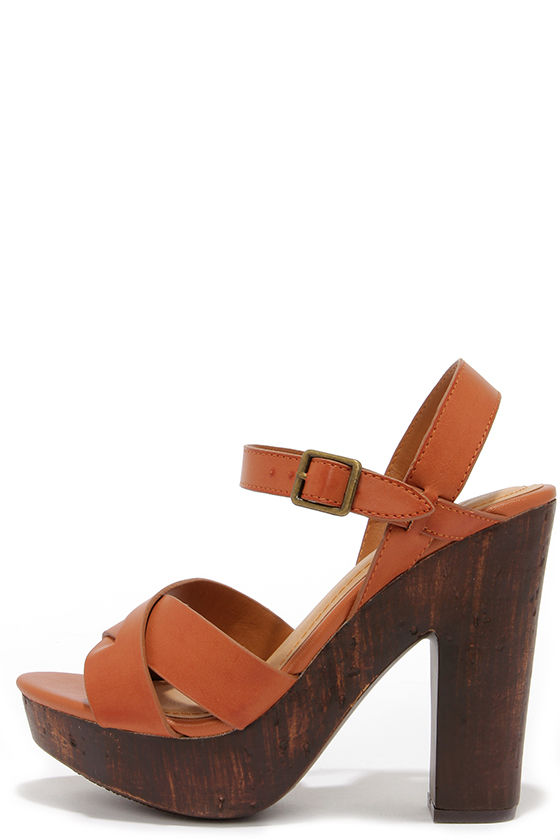 Cute Brown Sandals - High Heel Sandals - Platform Sandals - $35.00 - Lulus