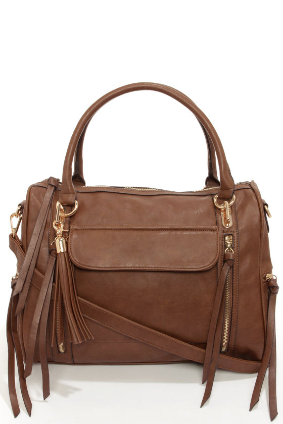 Cute Brown Tote - Brown Purse - Tasseled Purse - $69.00 - Lulus