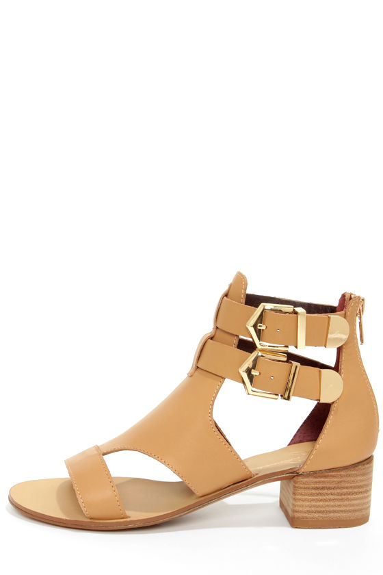 Cute Tan Shoes - Leather Sandals - Tan Sandals - $95.00 - Lulus